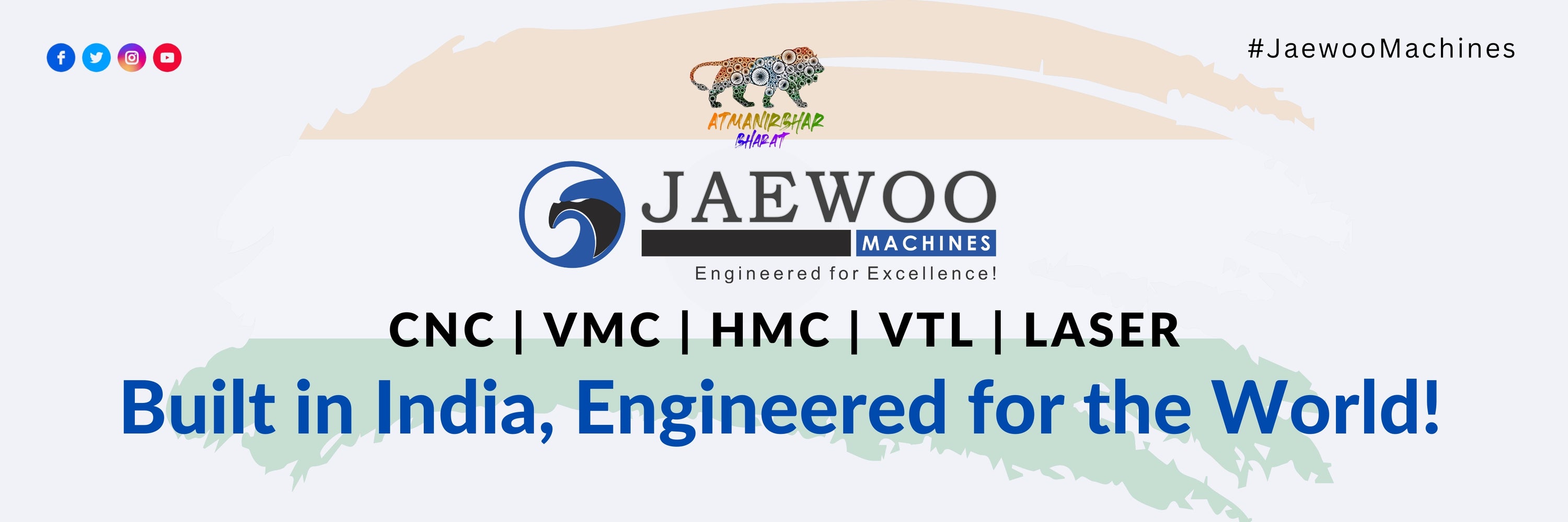 Jaewoo CNC Machine Best CNC VMC HMC Machines Manufacturer in India