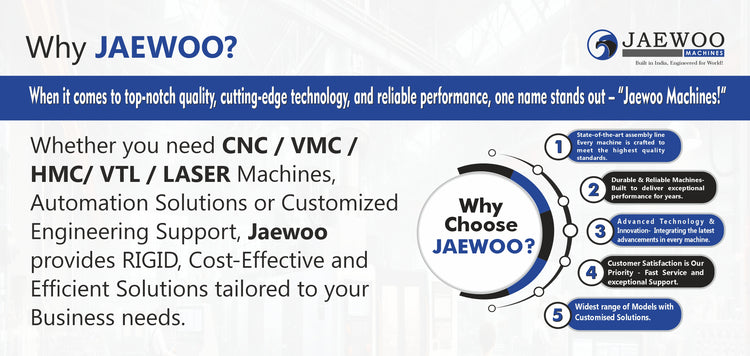 Jaewoo CNC Machine Best CNC VMC HMC Machines Manufacturer in India
